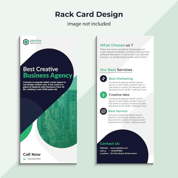 Diseño de tarjeta publicitaria | Vector Premium Diseño de tarjeta publicitaria | Vector Premium