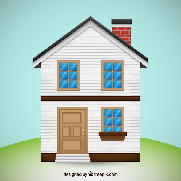 Fachada de la casa | Vector Gratis Fachada de la casa | Vector Gratis