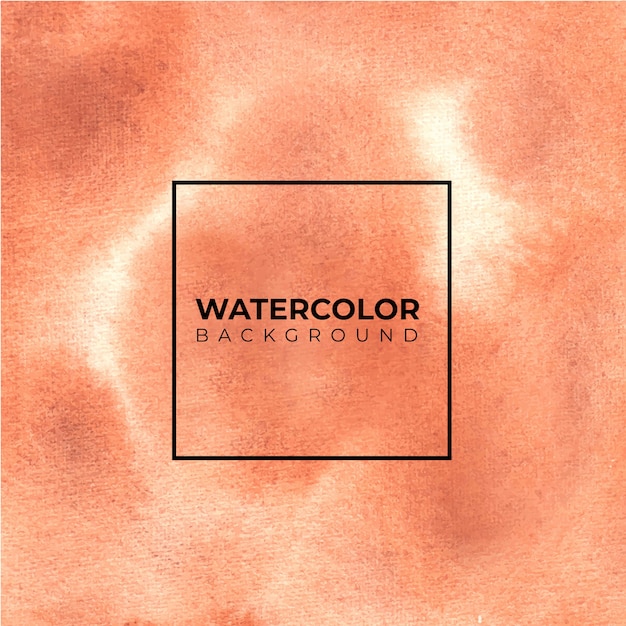 El Fondo Acuarela Dibujada A Mano De Color Marrón Papel De Acuarela