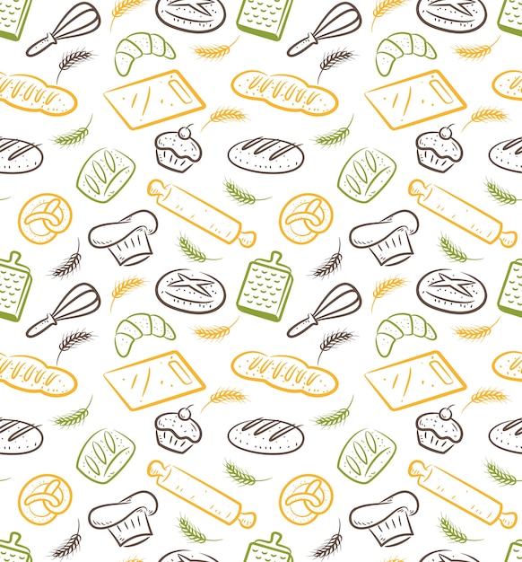 Fondo de panadería | Vector Premium Fondo de panadería | Vector Premium