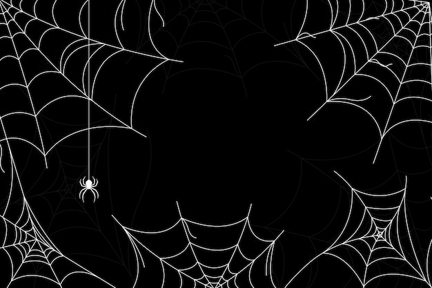 Fondo de telaraña de halloween | Vector Gratis Fondo de telaraña de halloween | Vector Gratis