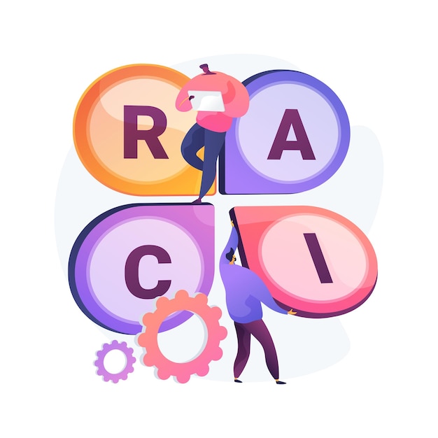 Ilustración de concepto abstracto de matriz raci | Vector Gratis Ilustración de concepto abstracto de matriz raci | Vector Gratis