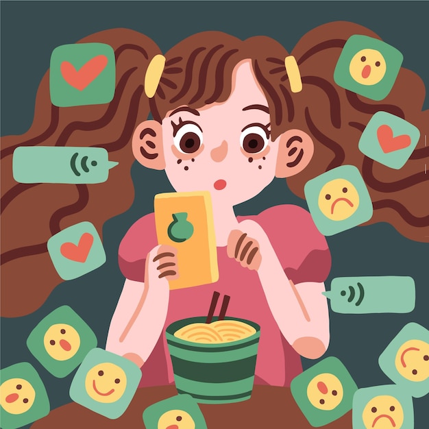 Ilustración del concepto de fomo | Vector Gratis Ilustración del concepto de fomo | Vector Gratis