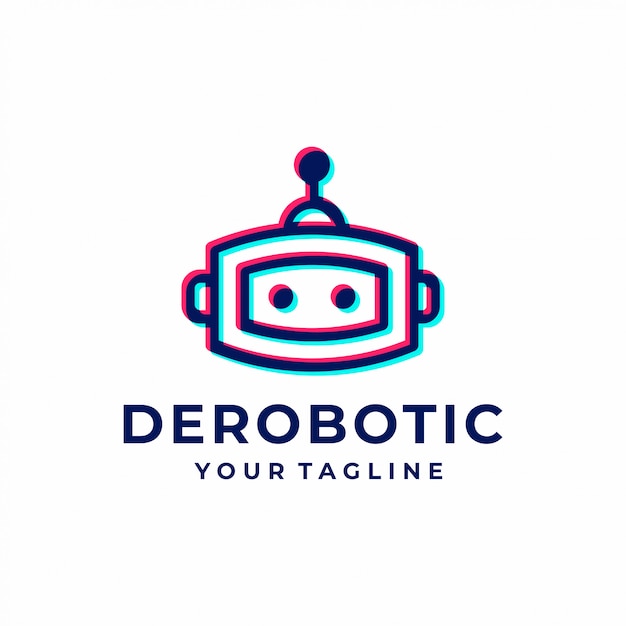 Logotipo de robot | Vector Premium Logotipo de robot | Vector Premium