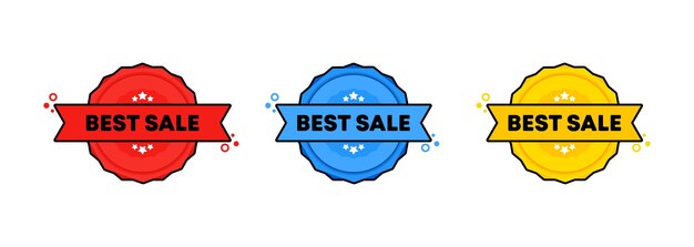 Mejor sello de venta. vector. mejor icono de insignia de venta ...