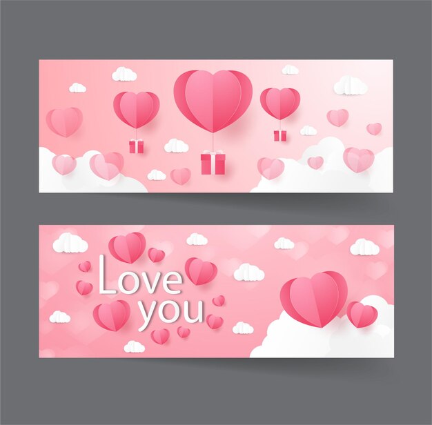Un Papel En Forma De Corazón Estilo Artístico Día De San Valentín