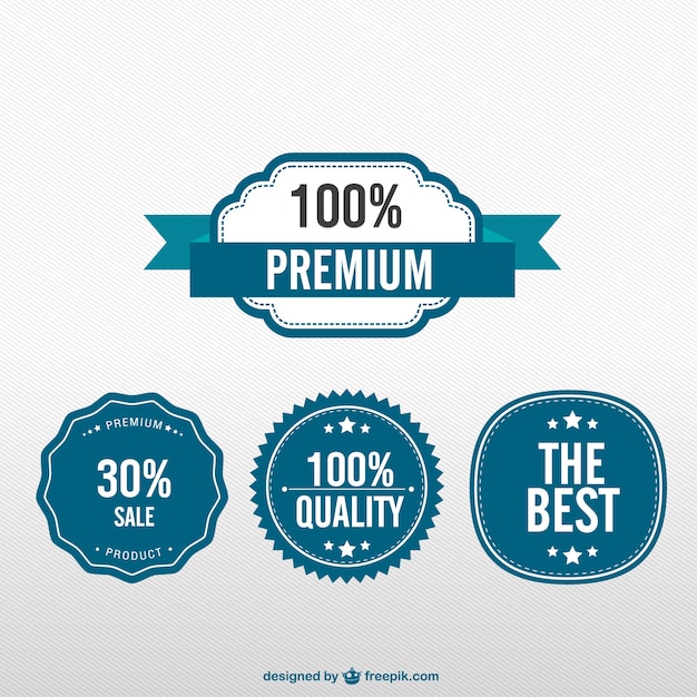 Pegatinas de calidad premium | Vector Gratis Pegatinas de calidad premium | Vector Gratis