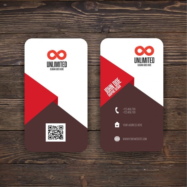 Tarjeta para negocios con los bordes redondeados | Vector Gratis Tarjeta para negocios con los bordes redondeados | Vector Gratis