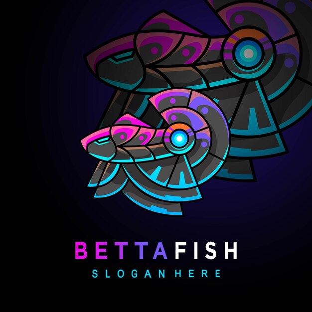 Vector de robot de peces betta | Vector Premium Vector de robot de peces betta | Vector Premium