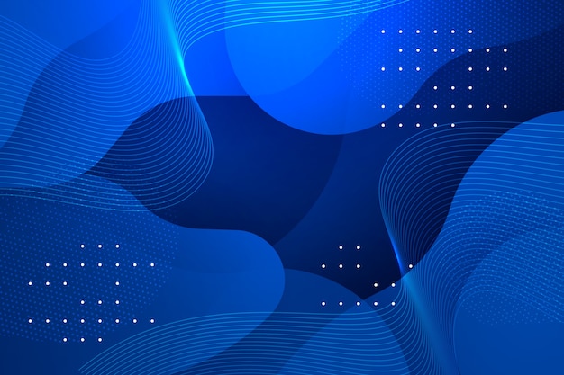 Abstrato Azul Clássico Vetor Premium