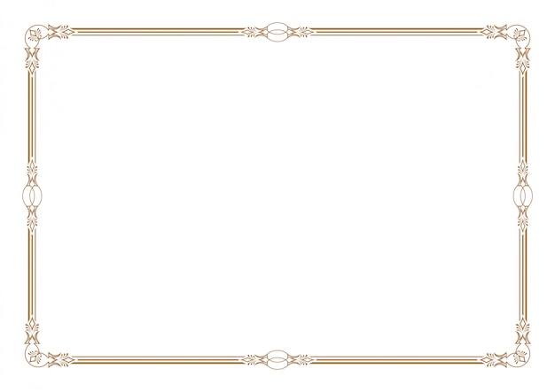 Borda de certificado em branco, pronta para adicionar texto, na cor ... Borda de certificado em branco, pronta para adicionar texto, na cor ...