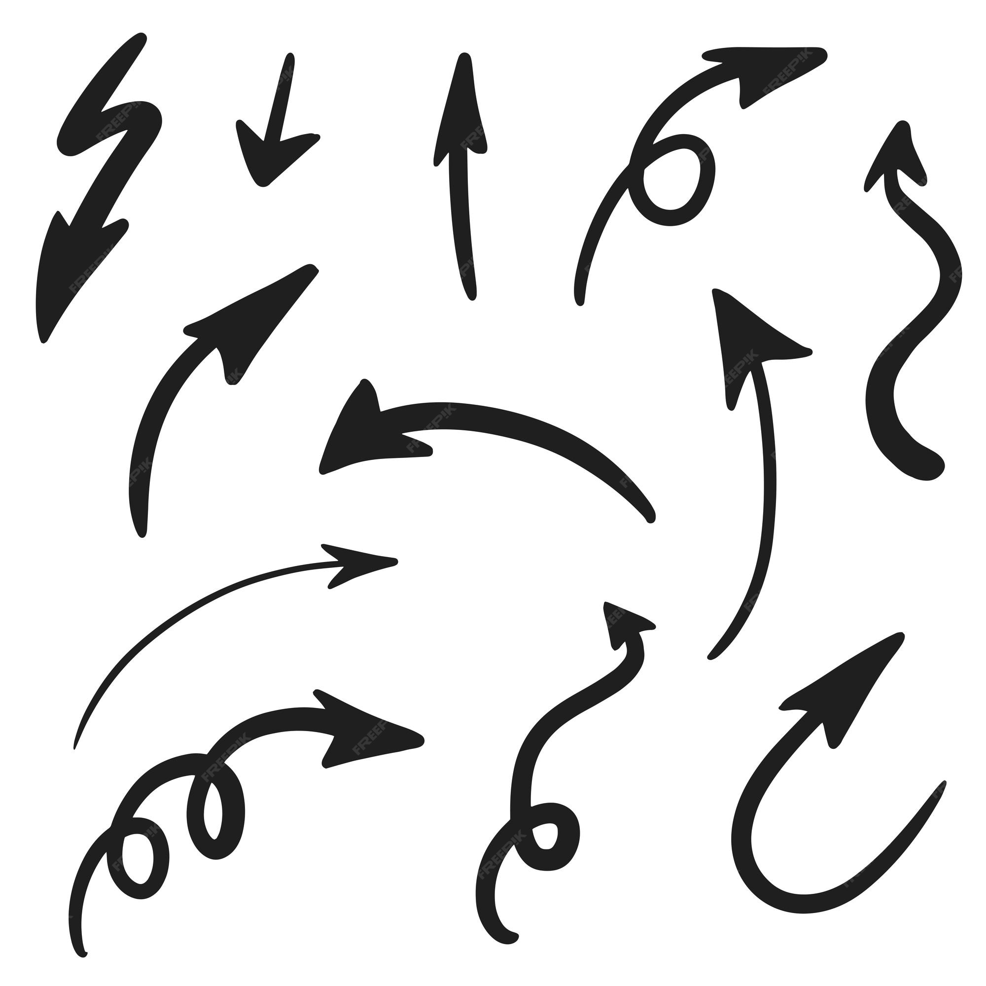 Conjunto de setas. seta, ícone do cursor com várias direções. coleção ... Conjunto de setas. seta, ícone do cursor com várias direções. coleção ...