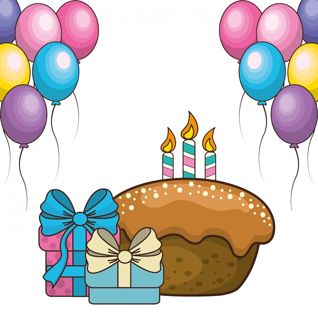 Desenhos de feliz aniversário | Vetor Premium Desenhos de feliz aniversário | Vetor Premium