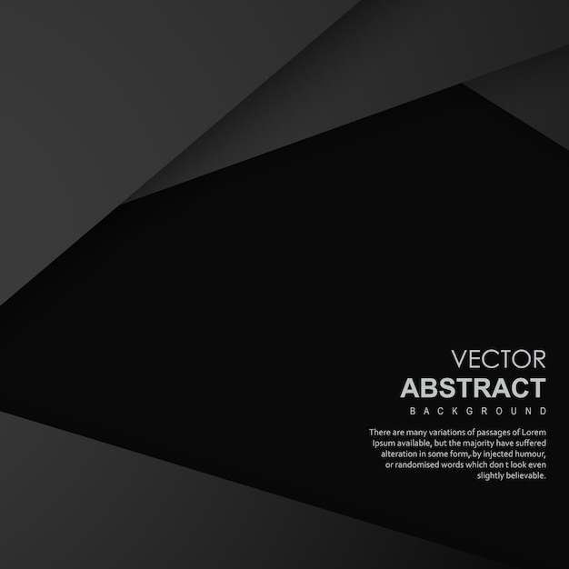 Fundo abstrato de vetor preto | Vetor Grátis Fundo abstrato de vetor preto | Vetor Grátis