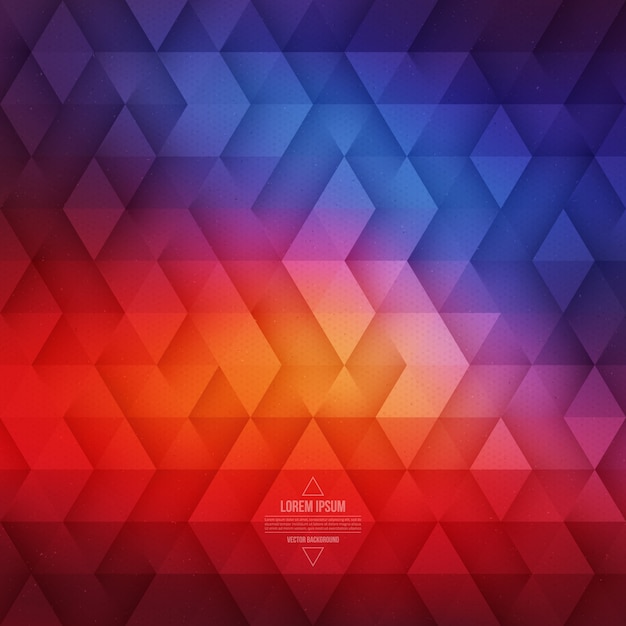 Fundo geométrico abstrato triangular de vetor | Vetor Premium Fundo geométrico abstrato triangular de vetor | Vetor Premium