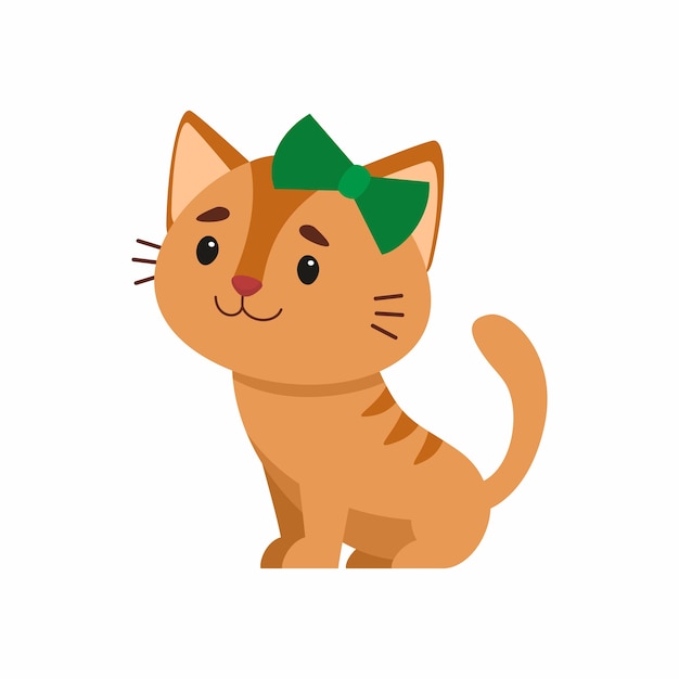 Ilustração de gato fofo | Vetor Grátis Ilustração de gato fofo | Vetor Grátis