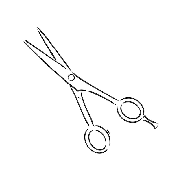 Ilustração de tesoura de estilo doodle. ilustração de desenho vetorial ... Ilustração de tesoura de estilo doodle. ilustração de desenho vetorial ...
