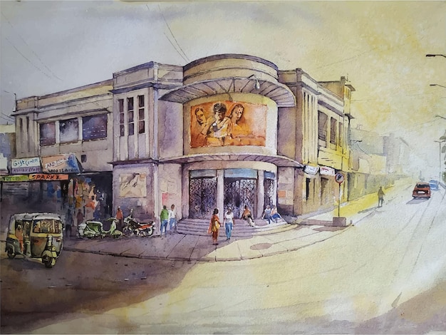 Ilustração em aquarela desenhada à mão | Vetor Premium Ilustração em aquarela desenhada à mão | Vetor Premium