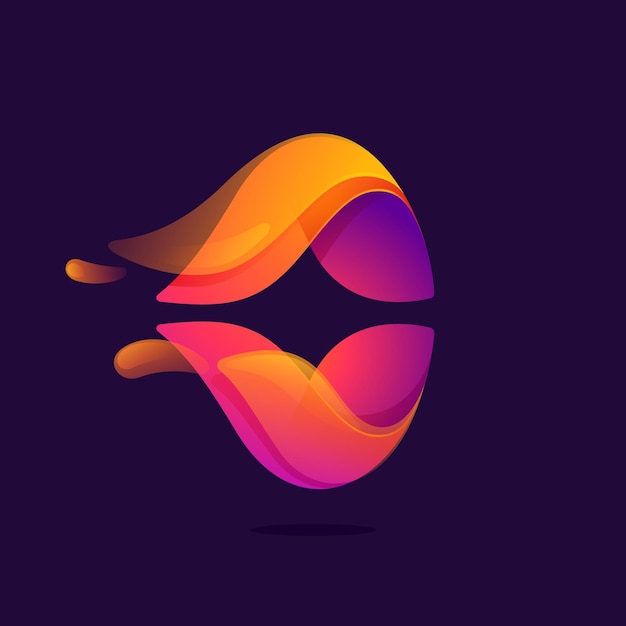 Logotipo da esfera abstrata com ondas e salpicos símbolo do yin yang ... Logotipo da esfera abstrata com ondas e salpicos símbolo do yin yang ...