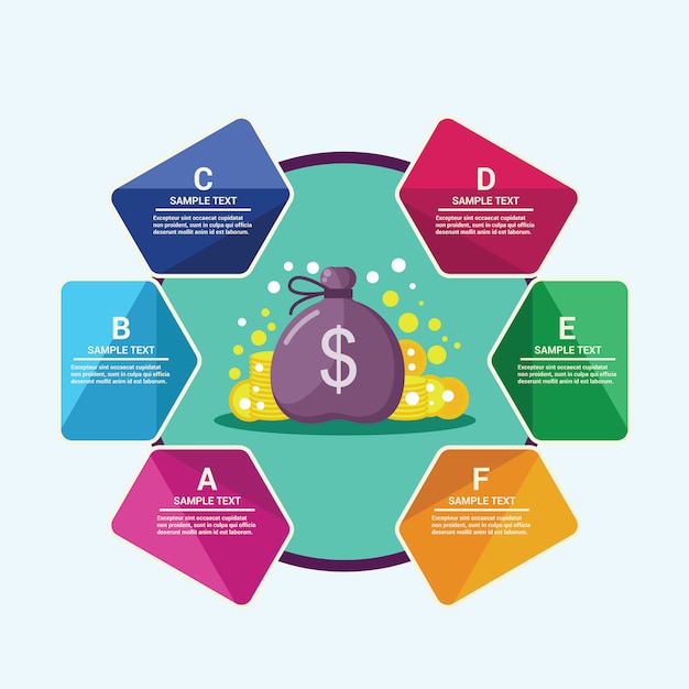 Modelo infográfico simples | Vetor Premium Modelo infográfico simples | Vetor Premium