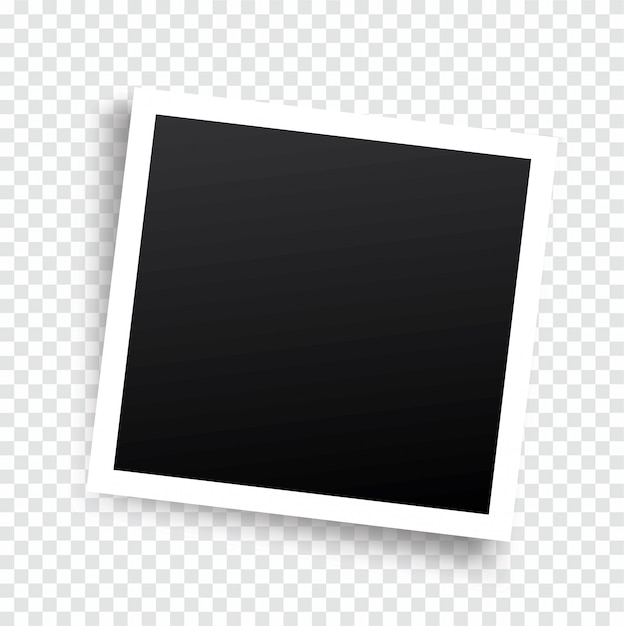 Molduras para fotos realistas com maquete de vetor de sombra colocada ... Molduras para fotos realistas com maquete de vetor de sombra colocada ...