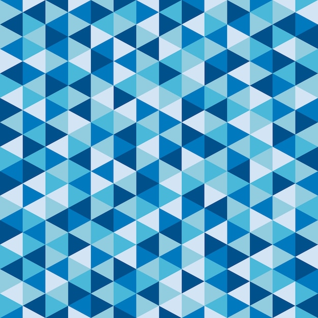 Teste padrão abstrato de mosaico triangular azul abstrato. | Vetor Premium Teste padrão abstrato de mosaico triangular azul abstrato. | Vetor Premium