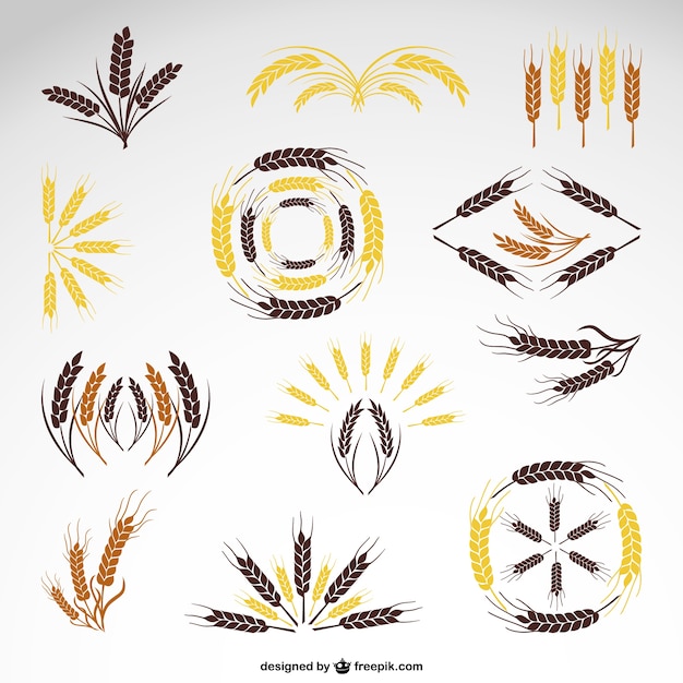 Vector set cereal | Vetor Grátis Vector set cereal | Vetor Grátis