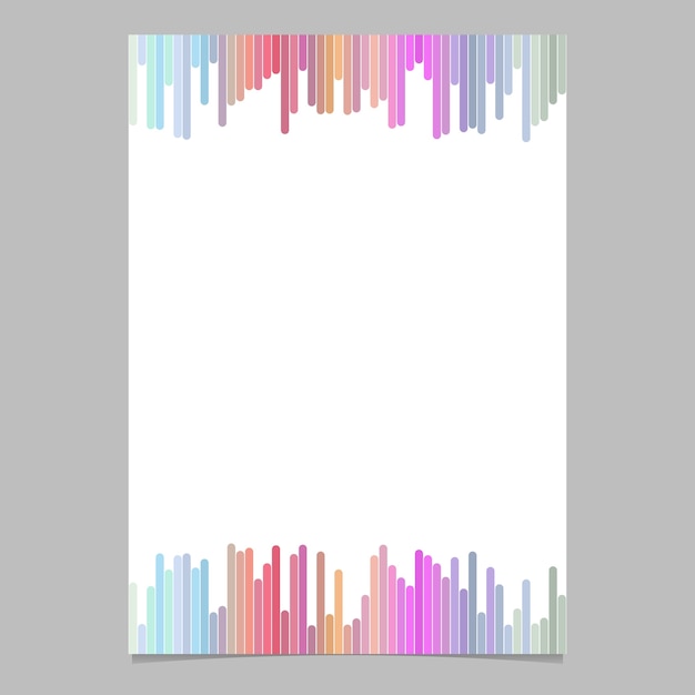 Abstracte pagina sjabloon van verticale strepen - vector brochure ... Abstracte pagina sjabloon van verticale strepen - vector brochure ...