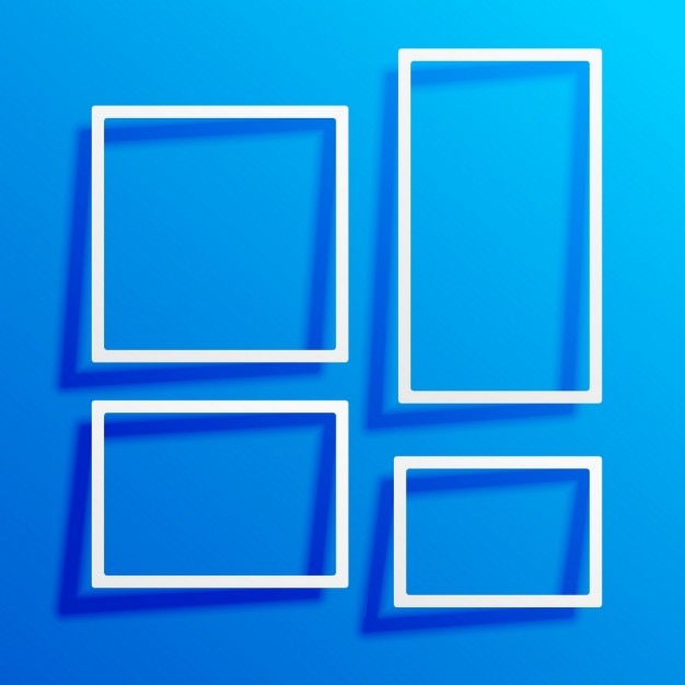 Blauwe achtergrond met witte rand frames | Gratis Vector Blauwe achtergrond met witte rand frames | Gratis Vector