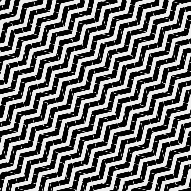 Op-art patroon met zig zag lijnen | Gratis Vector Op-art patroon met zig zag lijnen | Gratis Vector