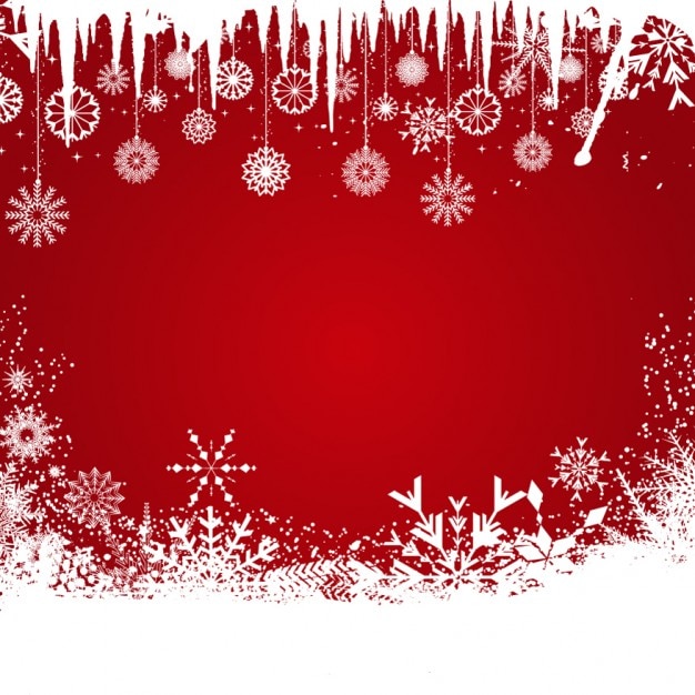 Rode kerst achtergrond met sneeuwvlokken | Gratis Vector Rode kerst achtergrond met sneeuwvlokken | Gratis Vector